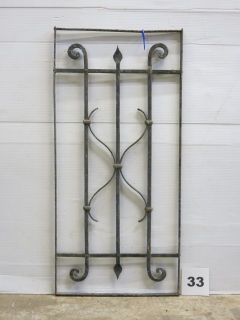 Antique Wrought Iron Window Grates - Antiques Direct Worldwide ...