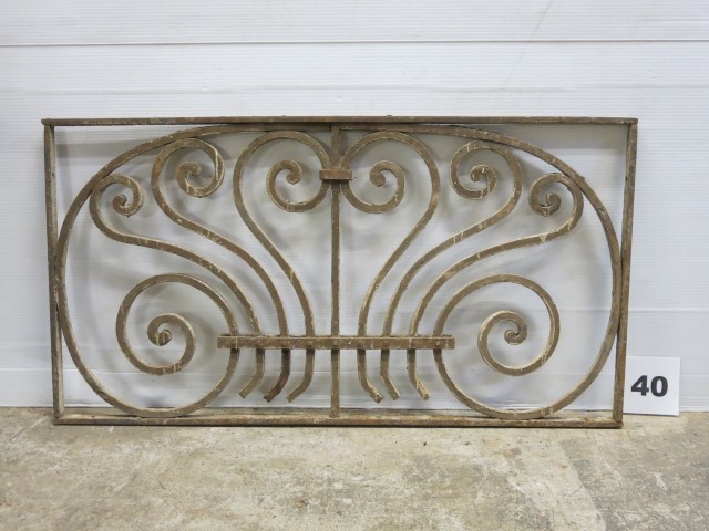 Antique Wrought Iron Window Grates - Antiques Direct Worldwide ...