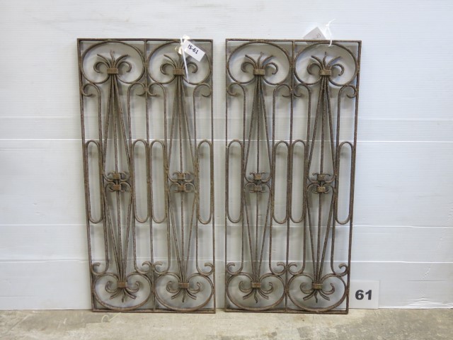 Antique Wrought Iron Window Grates - Antiques Direct Worldwide ...