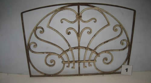 Architectural Iron - Antique Wrought Iron Window Grates - Antiques ...