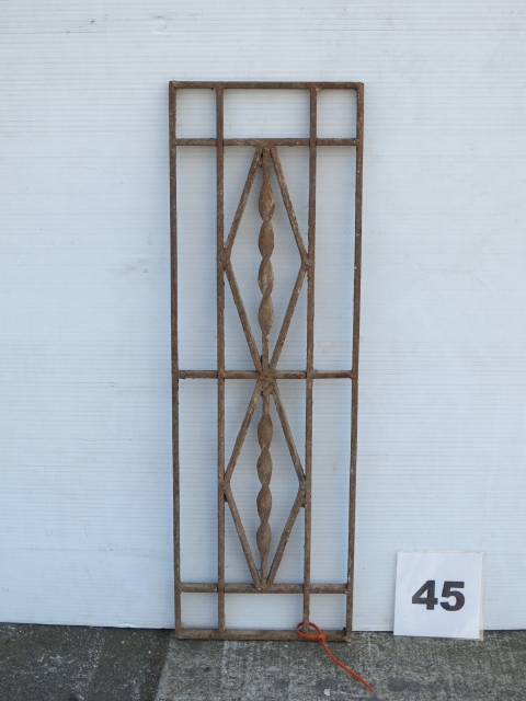Antique Wrought Iron Window Grates - Antiques Direct Worldwide ...