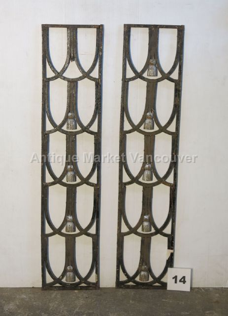 Antique Wrought Iron Window Grates - Antiques Direct Worldwide ...