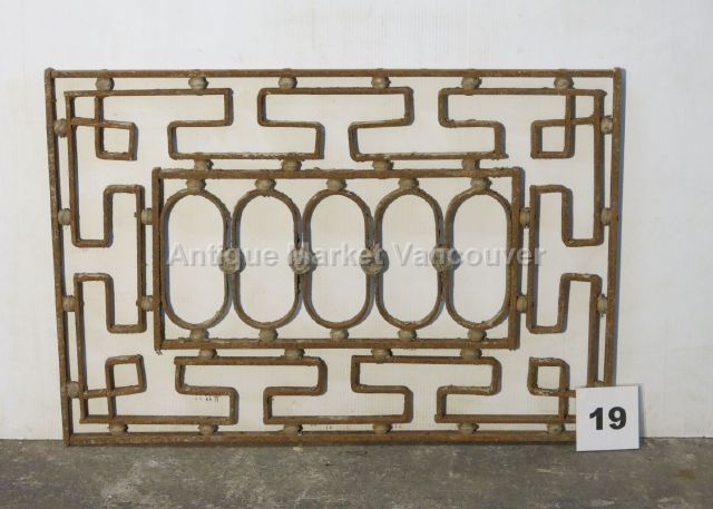 Antique Wrought Iron Window Grates - Antiques Direct Worldwide ...