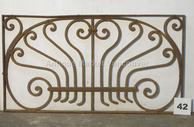 Antique Wrought Iron Window Grates - Antiques Direct Worldwide ...